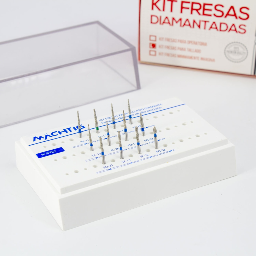Kit de Fresas para Tallado Machtig | Biotech Chile Kit de Fresas para Tallado Machtig | Biotech Chile